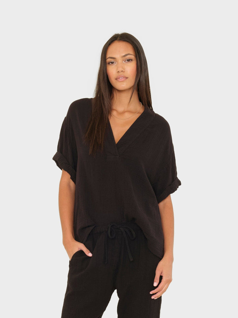Black Draper Pant