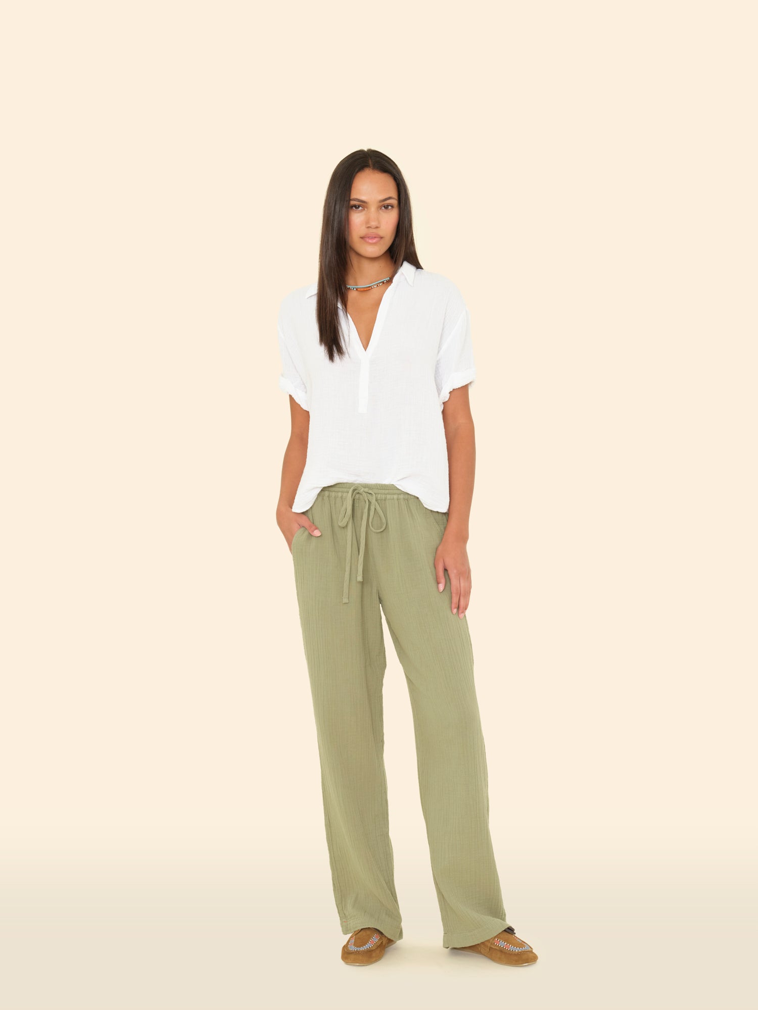 Dark Seagrass Devon Pant