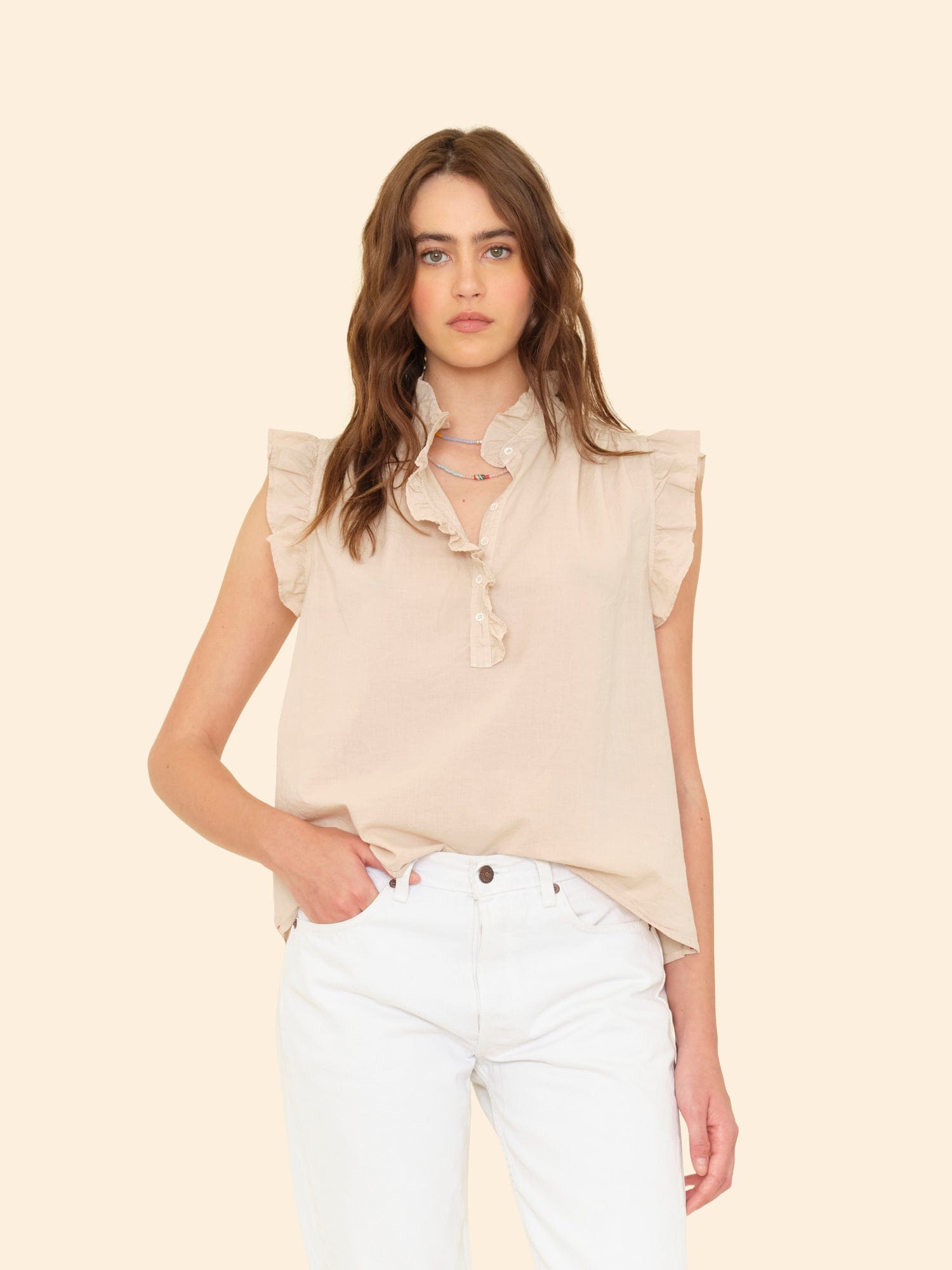 Parchment Brenna Top