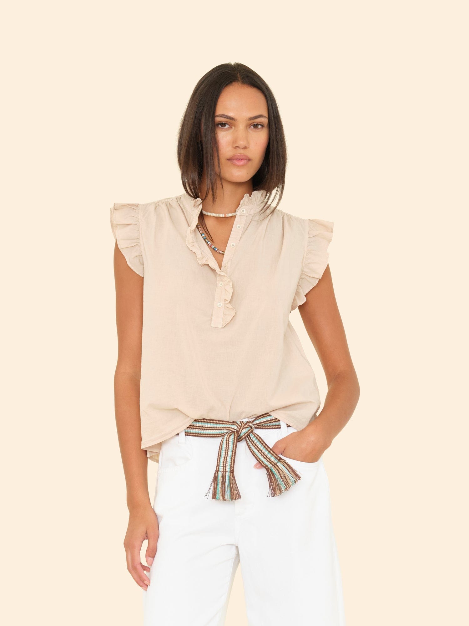 Parchment Brenna Top