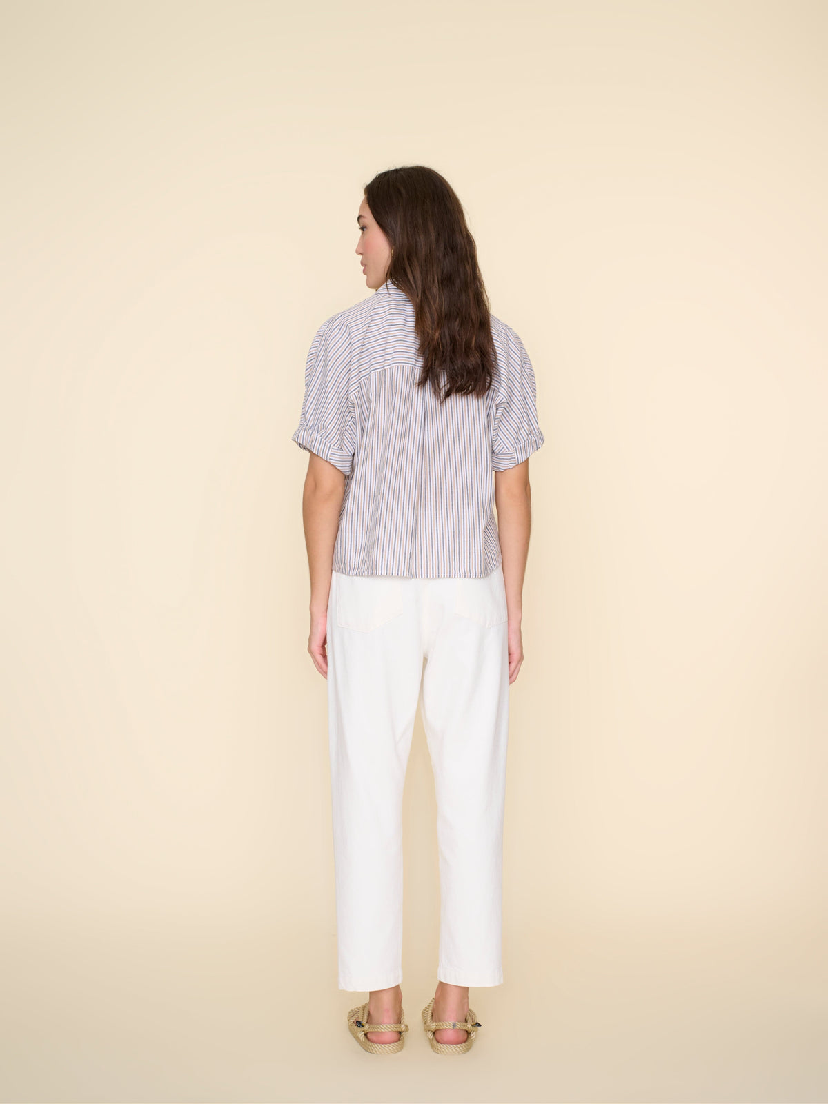 White Mercer Denim Pant